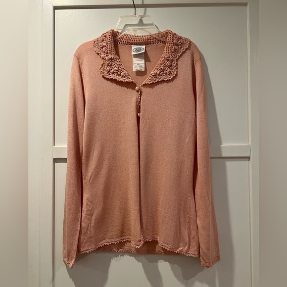 Laura Ashley | Sweaters | Laura Ashley Crocheted Cardigan S | Poshmark